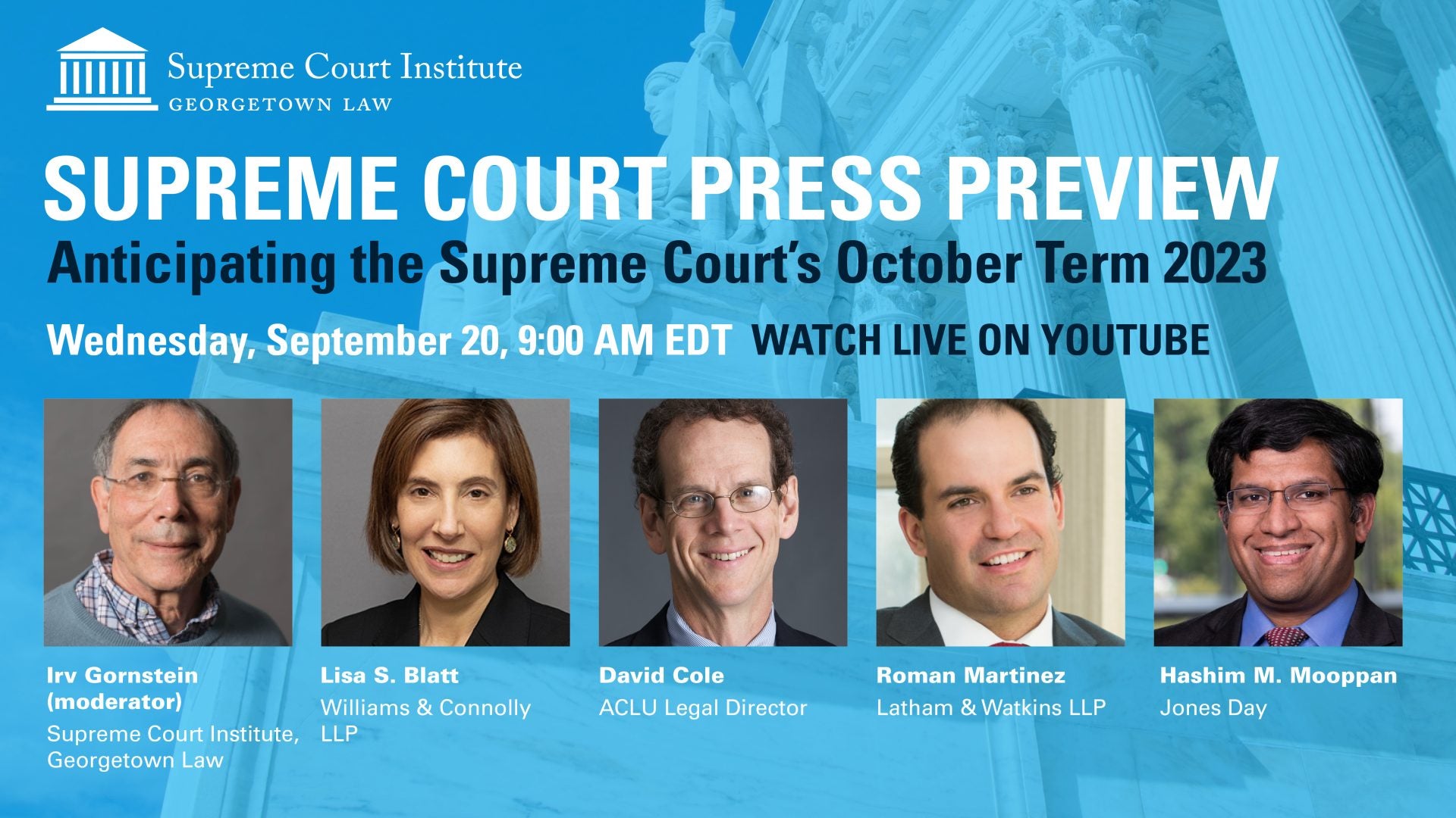 Events | Supreme Court Institute | Georgetown Law