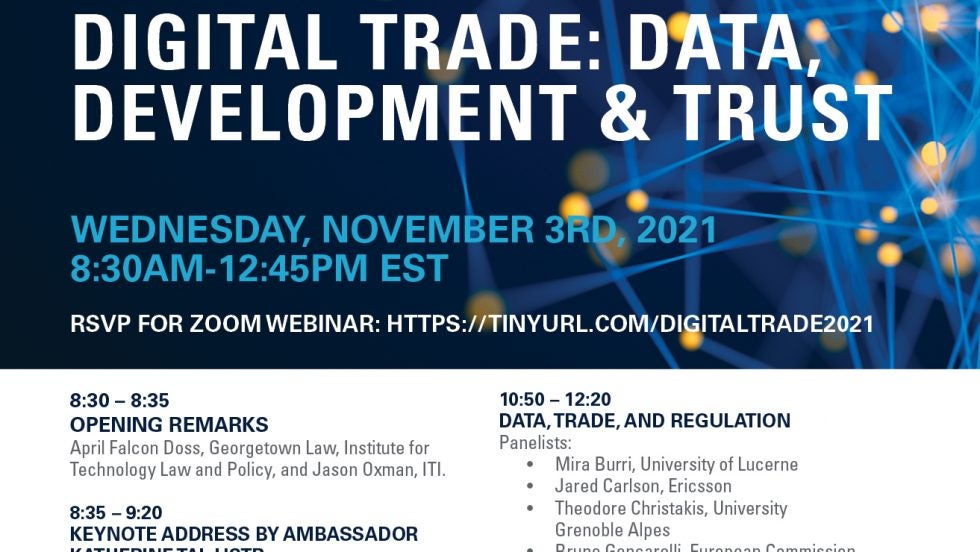 Towards Inclusive Digital Trade: Data, Development & Trust | Institute ...