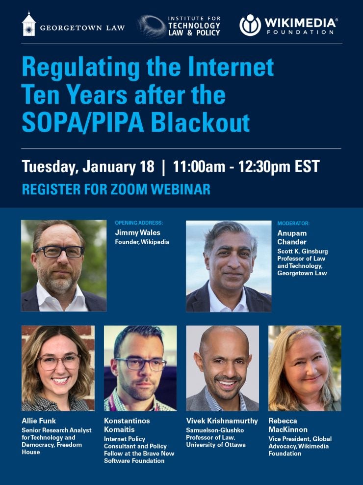 Regulating the Internet Ten Years after the SOPA/PIPA Blackout ...