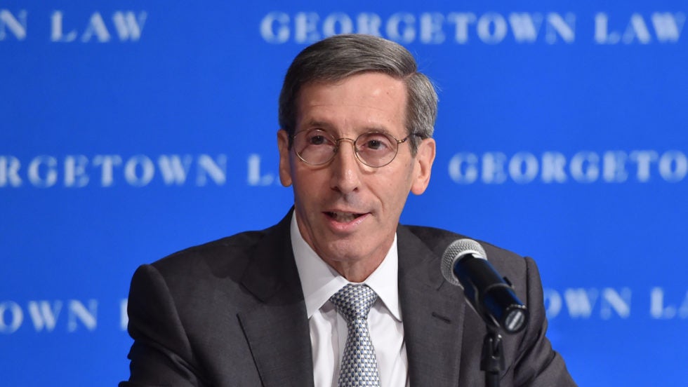From Dean Emeritus Robert Pitofsky to Joseph Simons (L’83), Georgetown ...