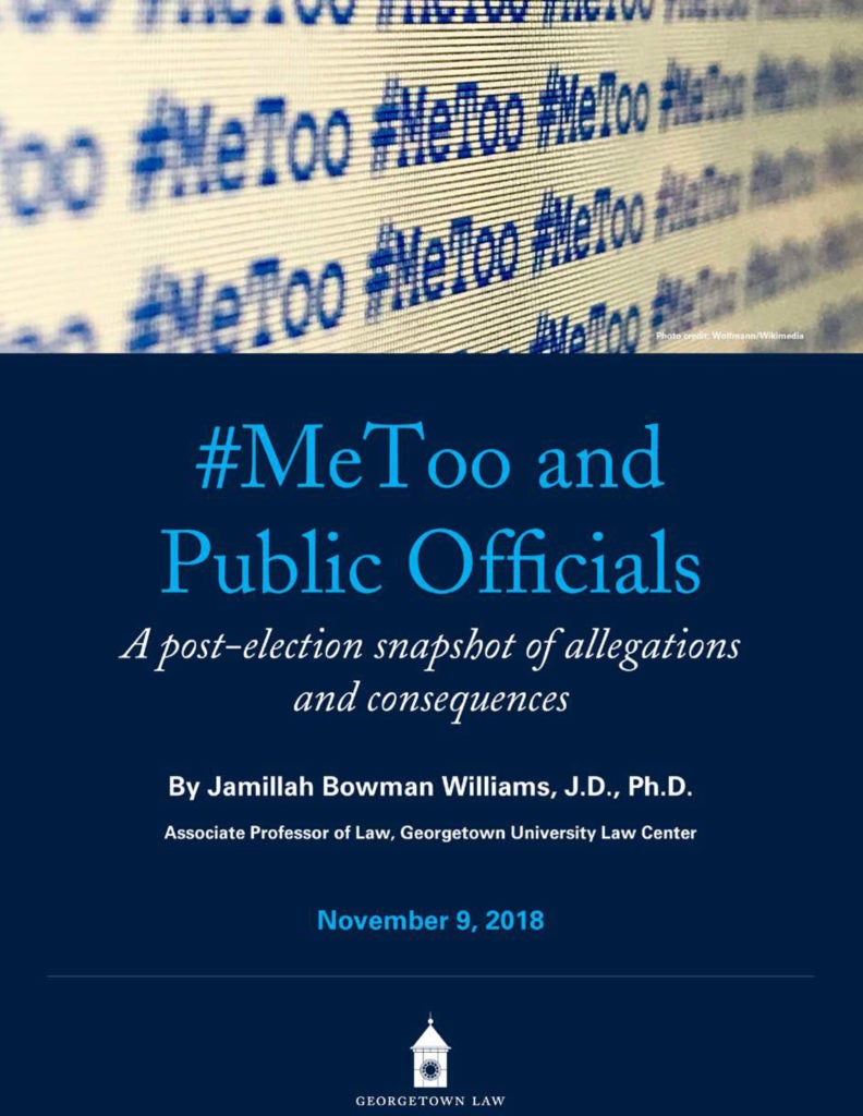 After #MeToo, Over 100 Public Officials Out of Office | Georgetown Law