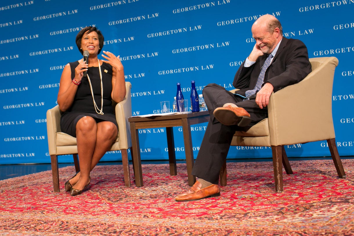 D.C. Mayor Muriel Bowser Delivers the 2019-2020 Hart Lecture ...