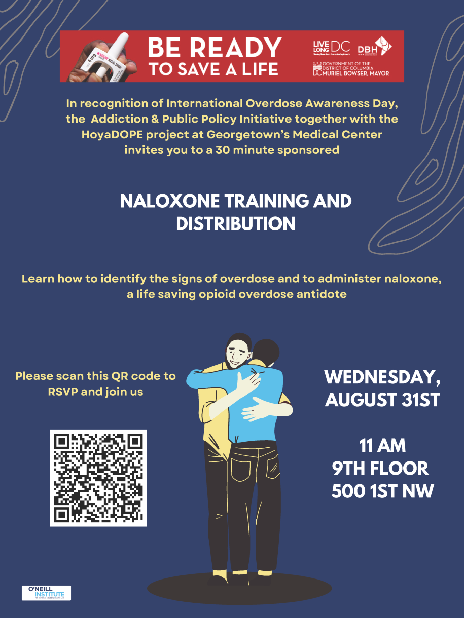 Naloxone Training and Distribution | Georgetown Law