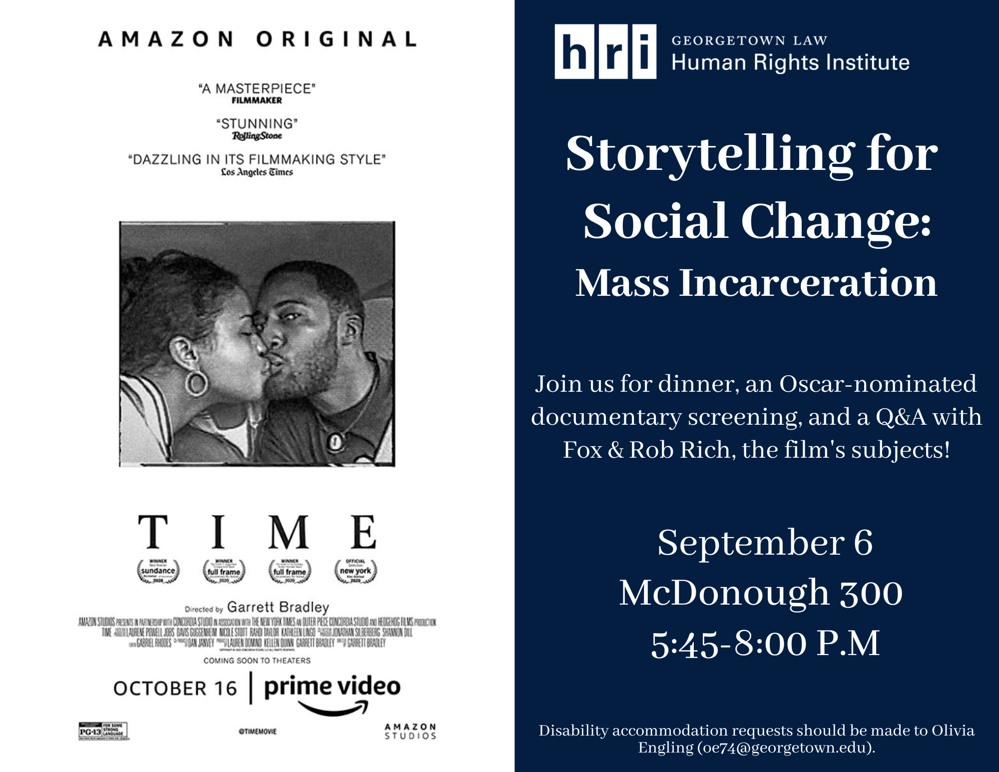 Storytelling for Social Change: Mass Incarceration | Georgetown Law
