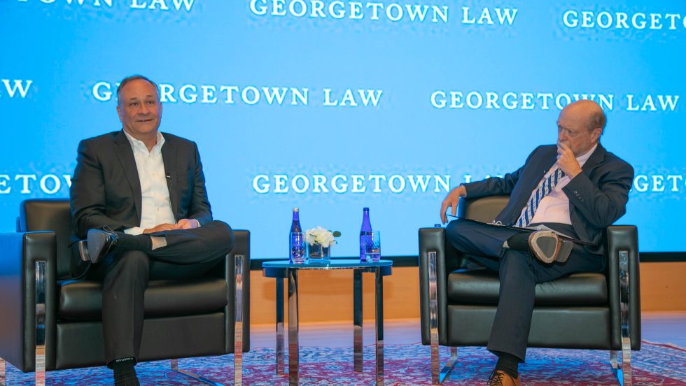 In Fireside Chat, Doug Emhoff Reflects on Time as Second Gentleman and ...