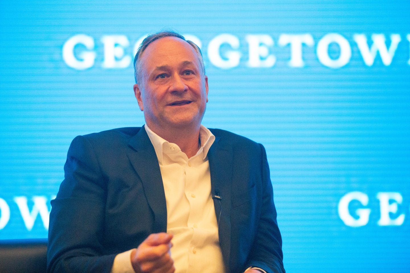 In Fireside Chat, Doug Emhoff Reflects on Time as Second Gentleman and ...